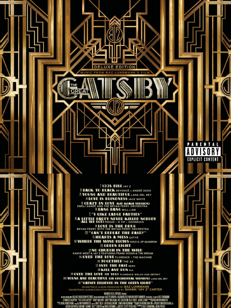 Great Gatsby Soundtrack Overview | PDF | Music Industry