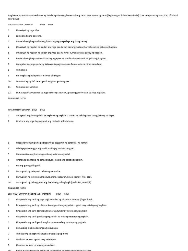 Checklist Eccd | PDF