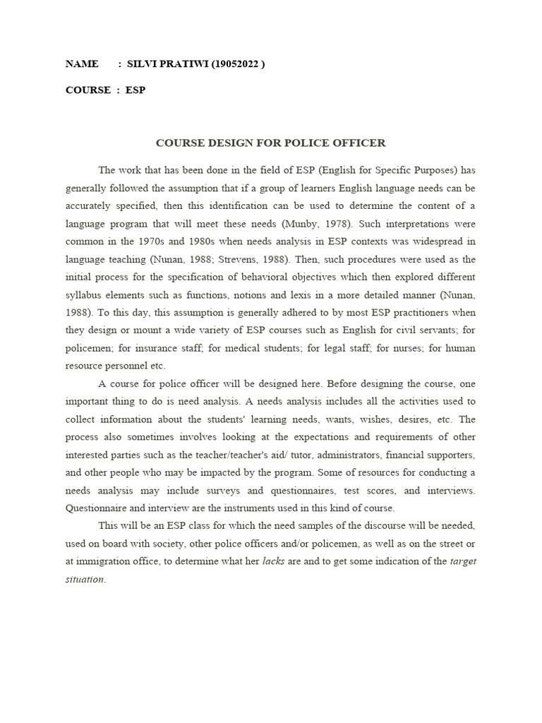 Esp Police Oficer Silvi | PDF | English Language | Traffic