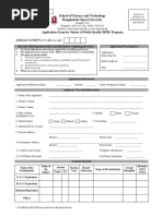 IHS Application Form 2024 | PDF