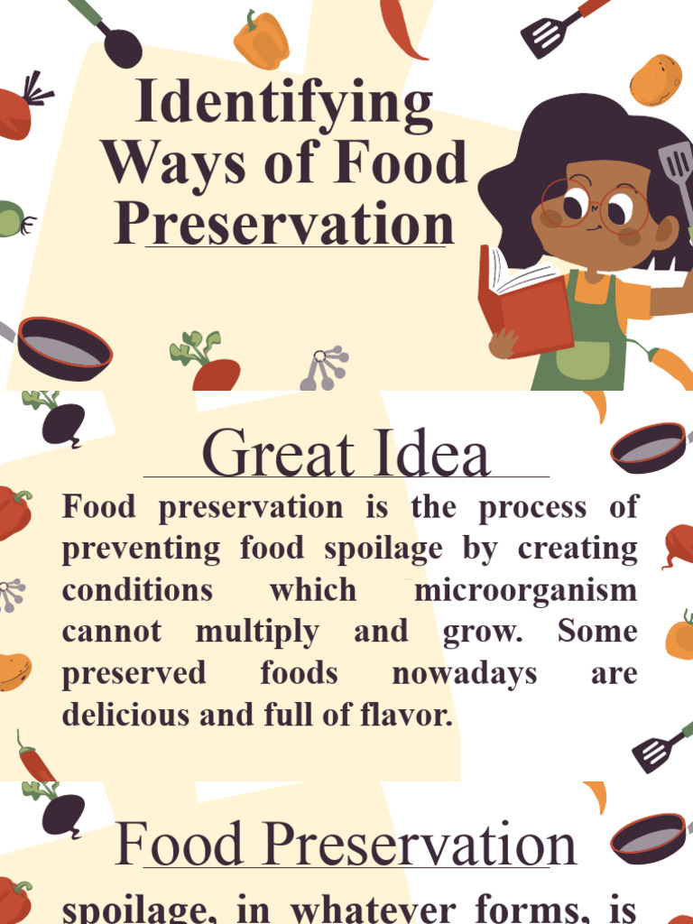 Methods of Food Preservation Explained | PDF | Food Preservation | Foods