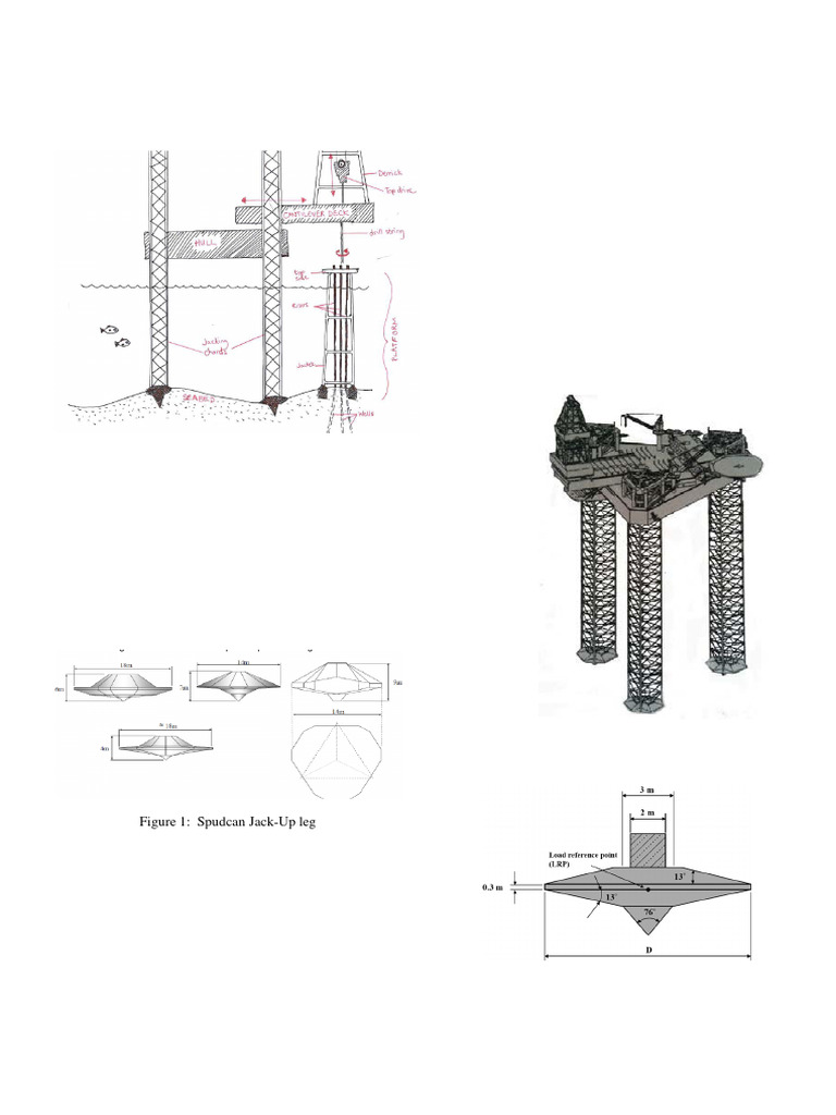 Jack-Up Platform Seismic Analysis | PDF | Stiffness | Strength Of Materials