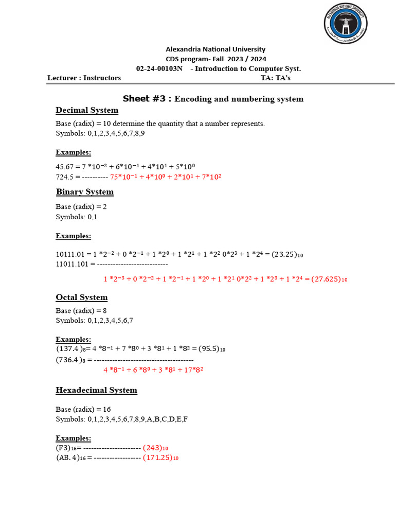 Sheet3-Encoding and Numbering System | PDF | Elementary Mathematics | Theory Of Computation