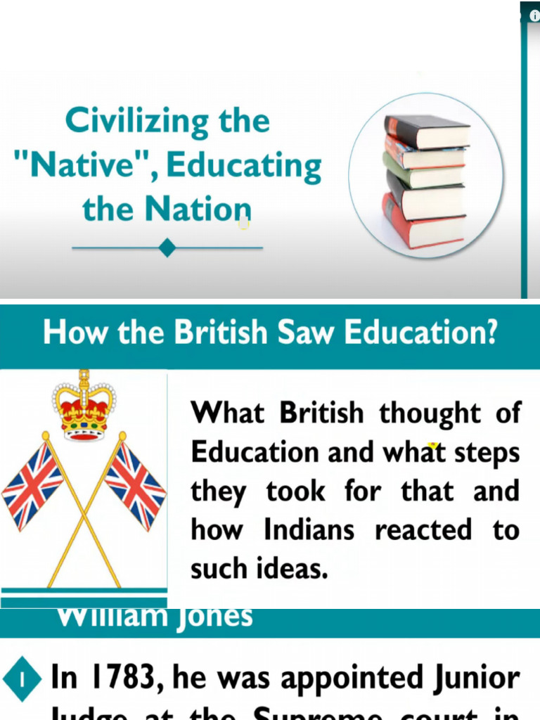 Civilizing The Native, Educating The Nation | PDF