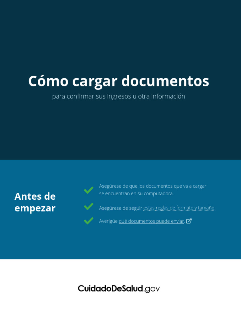How To Submit Documents To Confirm Application Information | Descargar ...