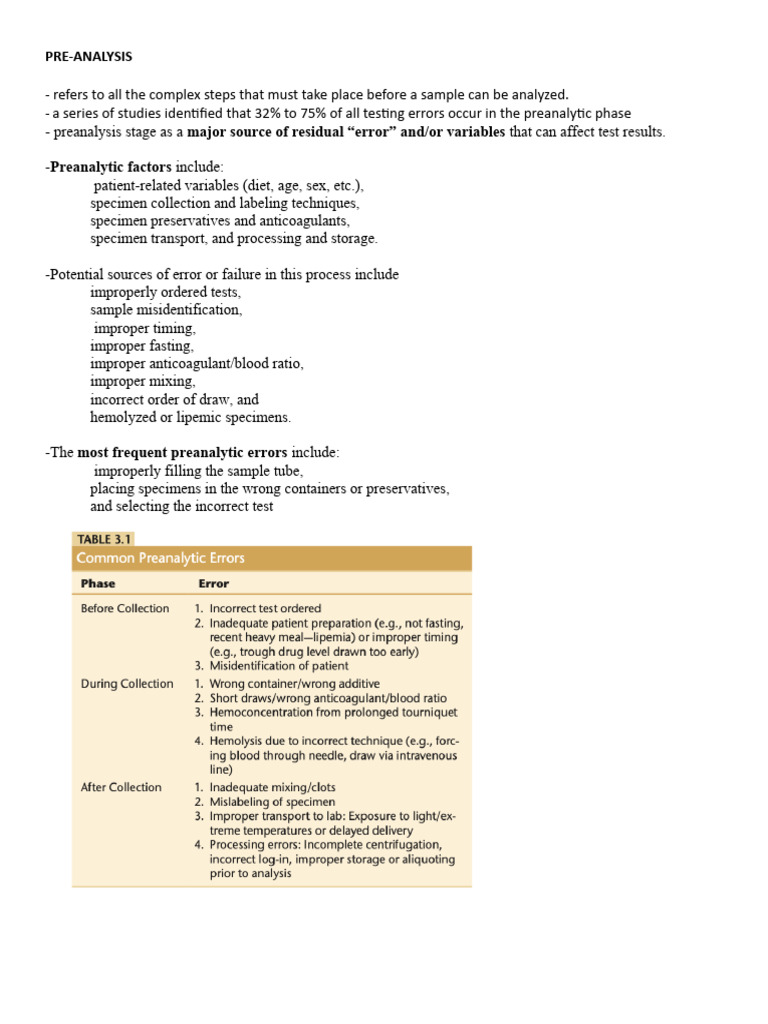 Pre Analysis | PDF