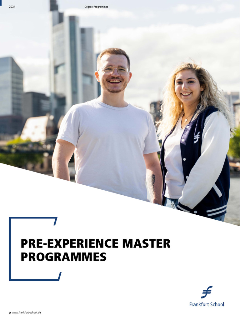 Pre Experience Master Programmes Overview 2023 11 20 08 55 17 | PDF | Entrepreneurship ...