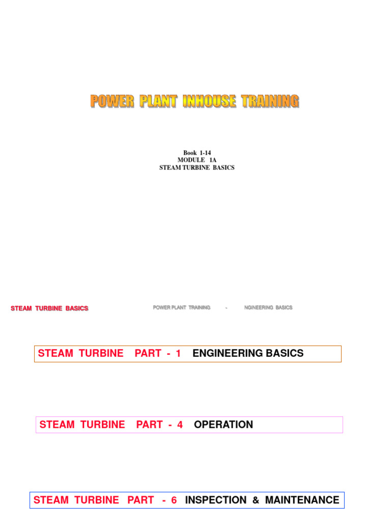 Steam Turbine Basic Training Module 1 1 | Download Free PDF | Turbine ...