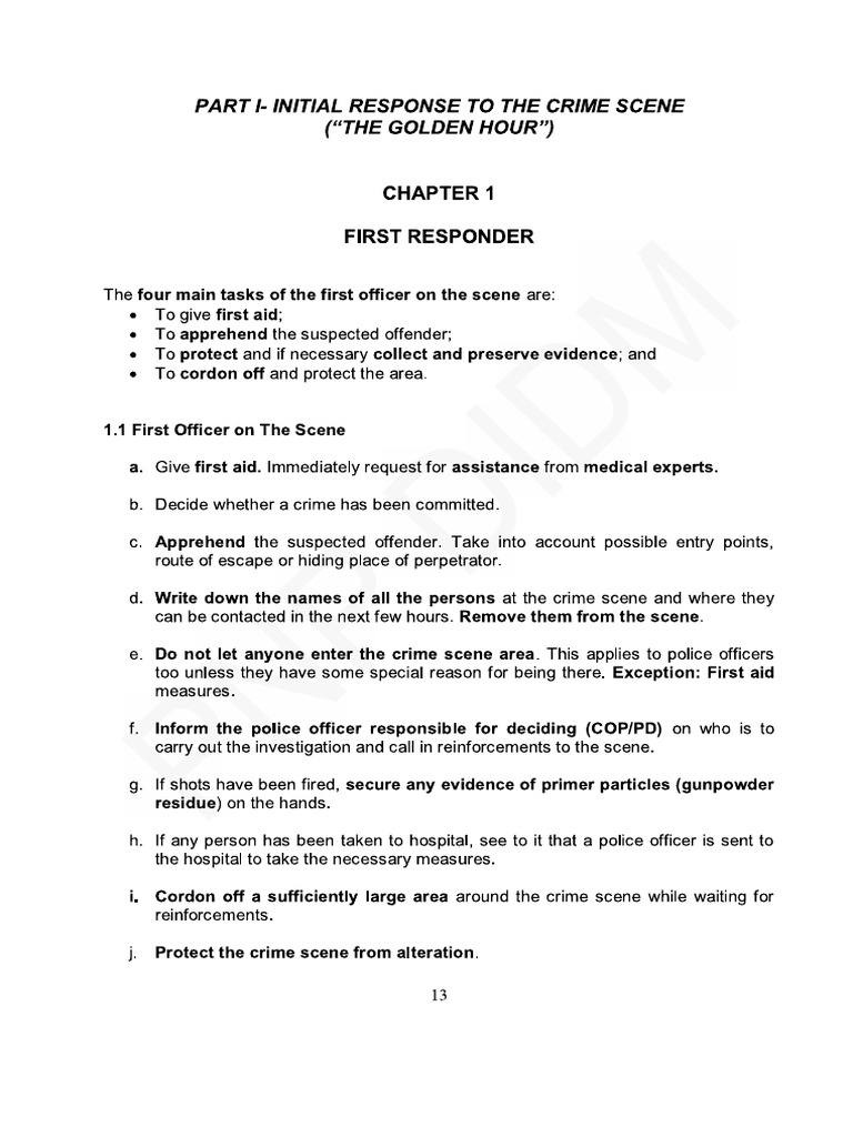 First Responder | PDF