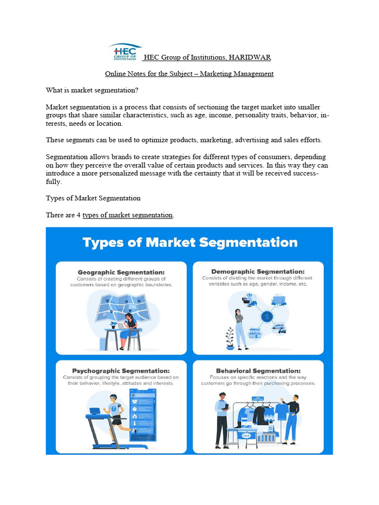 Segmentation | PDF | Market Segmentation | Marketing