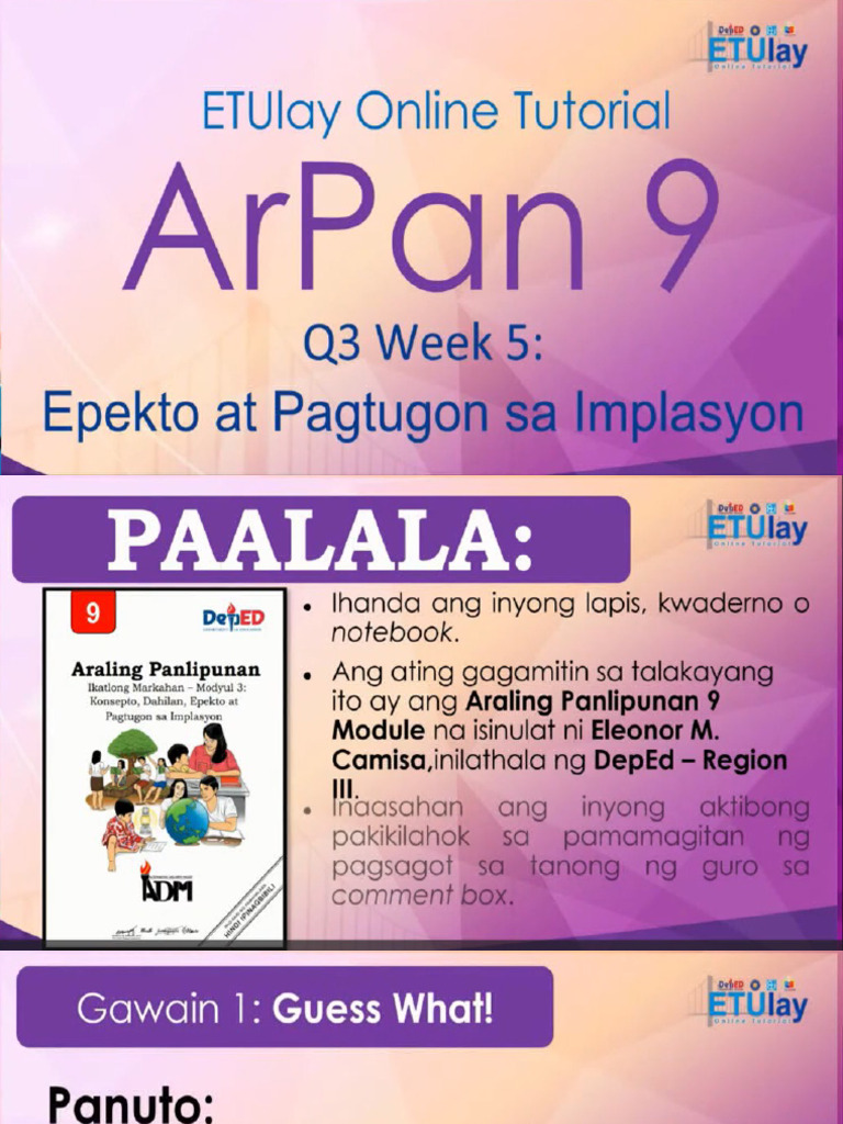 Epekto at Pagtugon Sa Implasyon | PDF