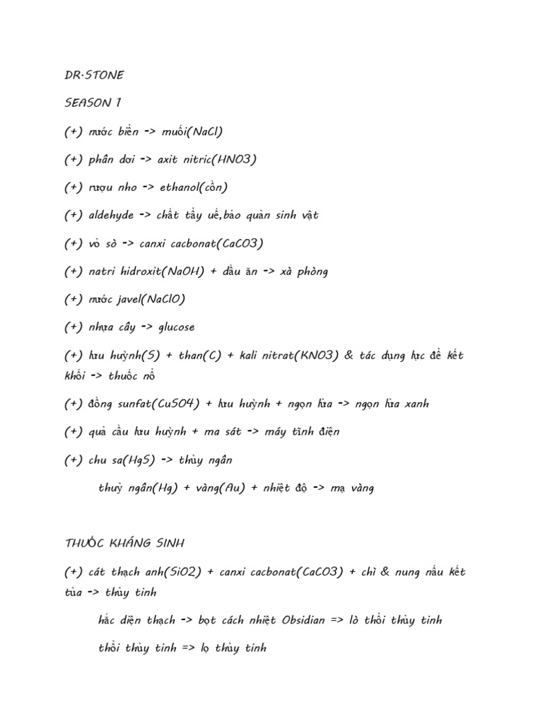 DR Stone | PDF