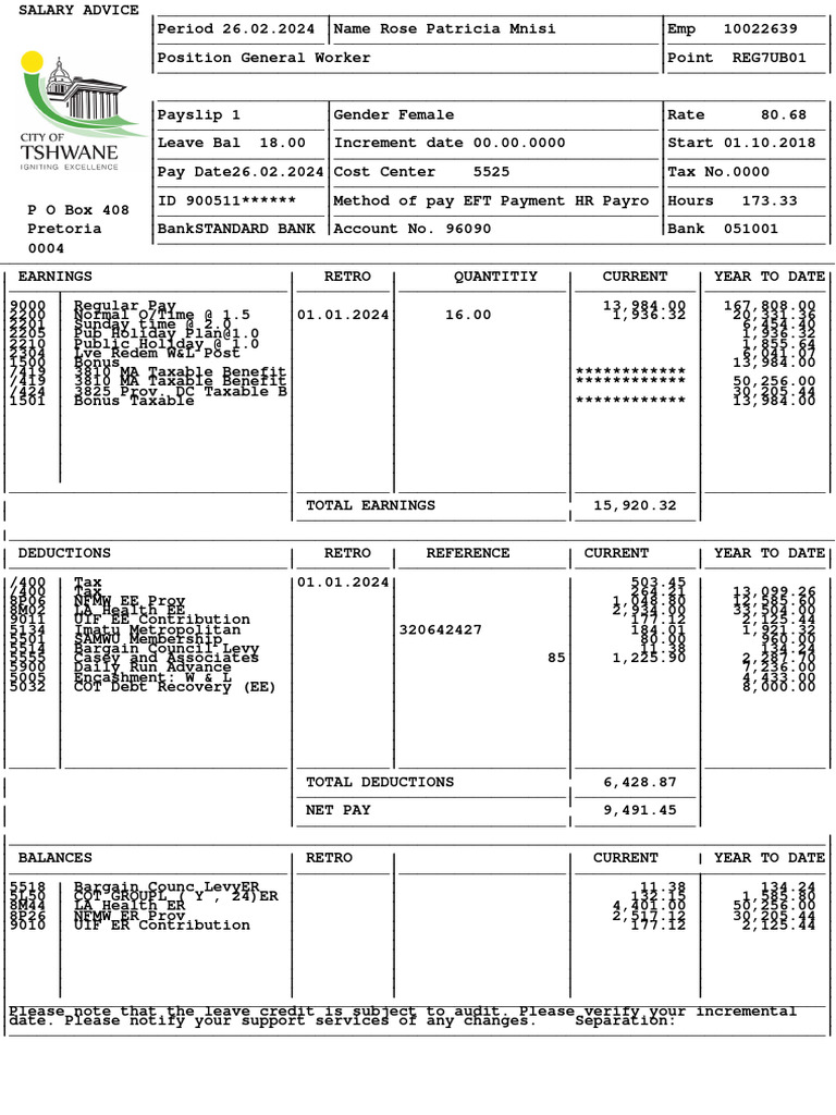 Paystub 202412 | PDF | Economies | Taxes