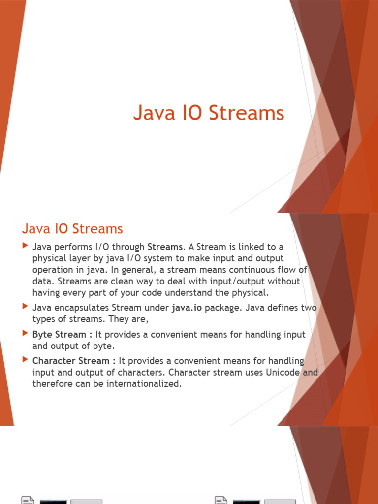 Java IO | Download Free PDF | Method (Computer Programming) | Computer File Java IO | Download Free PDF | Method (Computer Programming) | Computer File