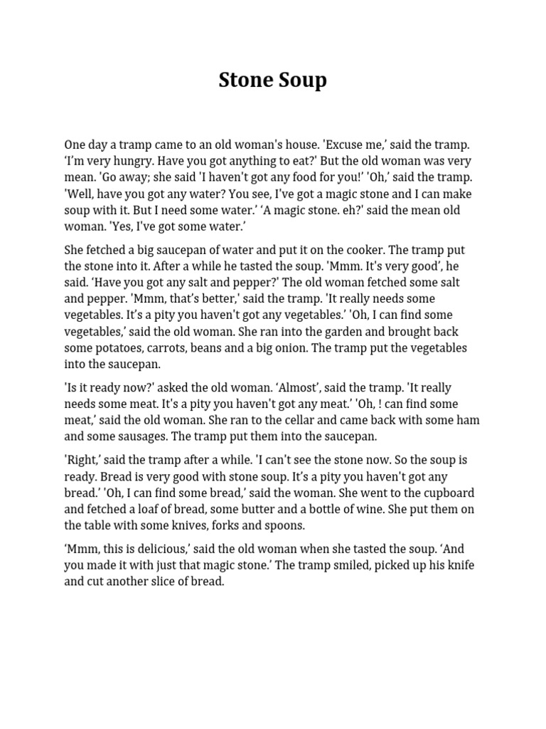 Stone Soup | PDF