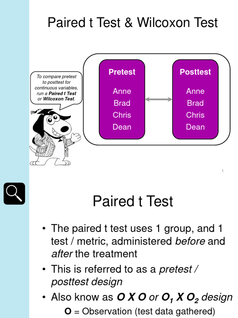 SPSS - Paired T Test and Wilcoxon Test | PDF | Student's T Test ...