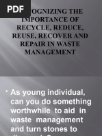 5Rs of Waste Management - Group 5 | PDF | Waste | Reuse