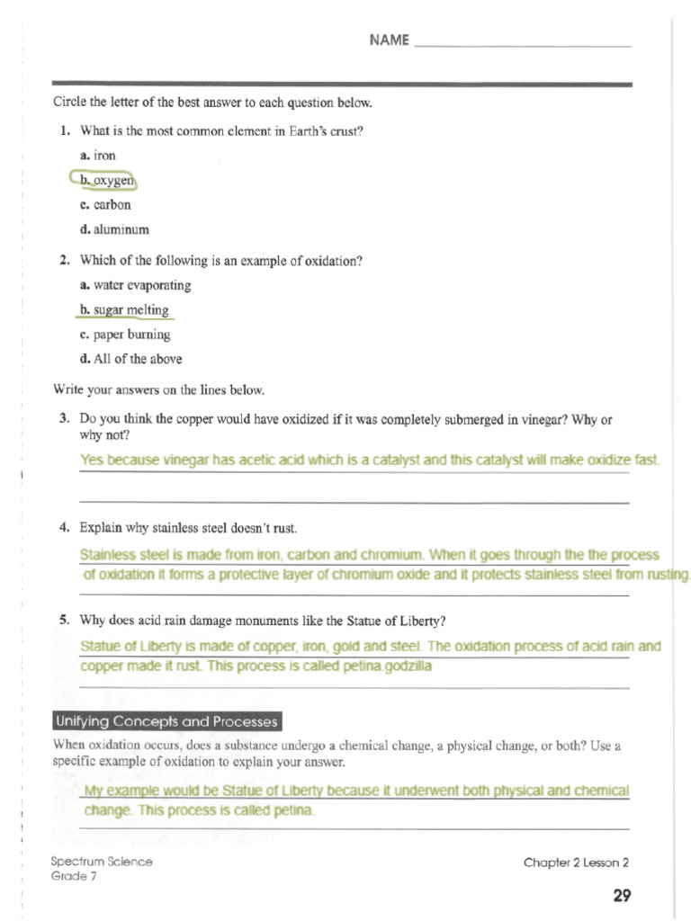 Spectrum Science Grade 7 - (2-2) - 2 | PDF