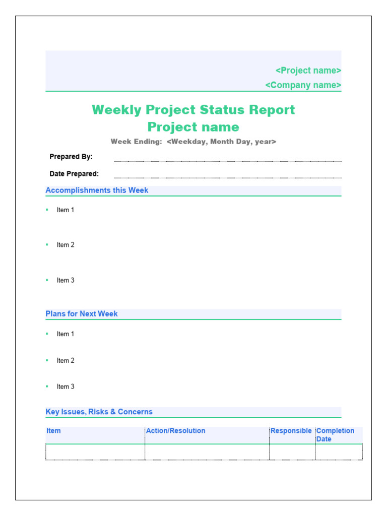 Weekly Project Report 2 | PDF