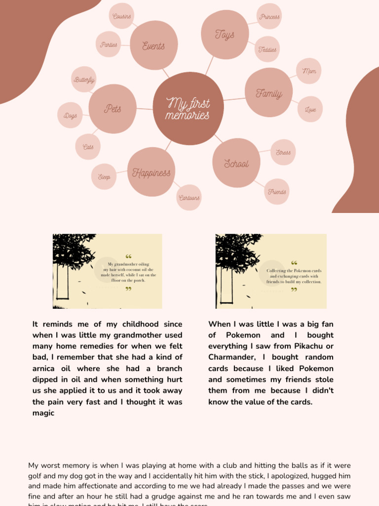 My First Memories | PDF