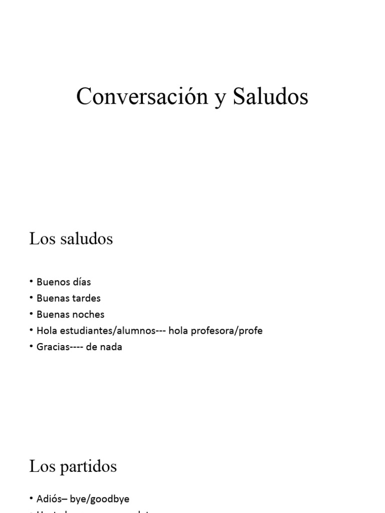 1 Saludos | PDF