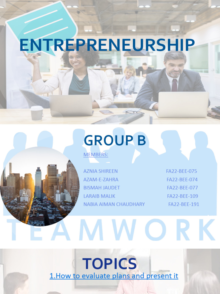 Entrepreneurship Presentation | PDF | Marketing | Marketing Research