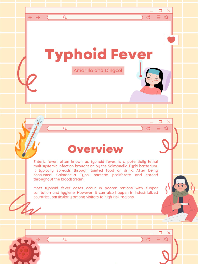 4 - Typhoid Fever | PDF | Salmonella | Infection