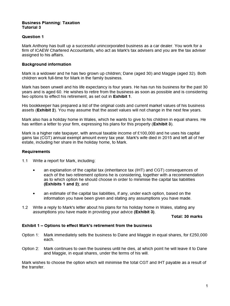 BPT Tutorial 3A | PDF