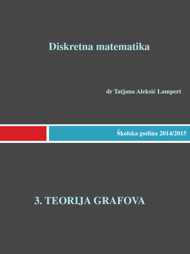 Vezbe Grafovi 1 1 | PDF