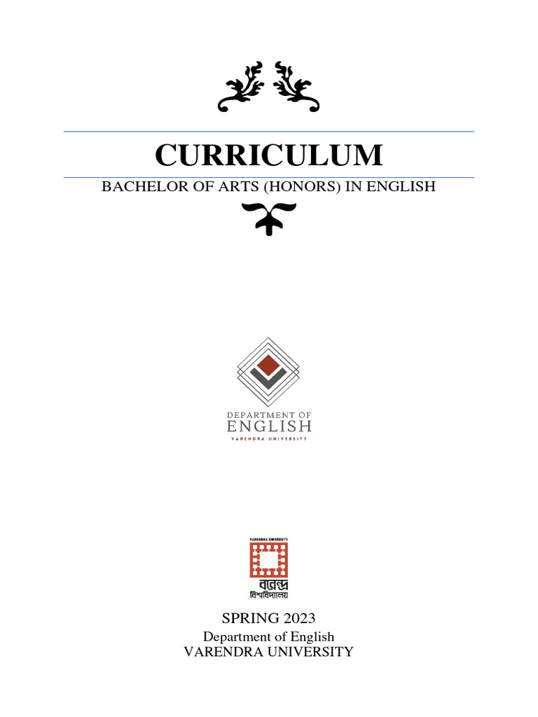 BA in English OBE Curriculum (Spring 2023) | PDF | Course Credit | Speech