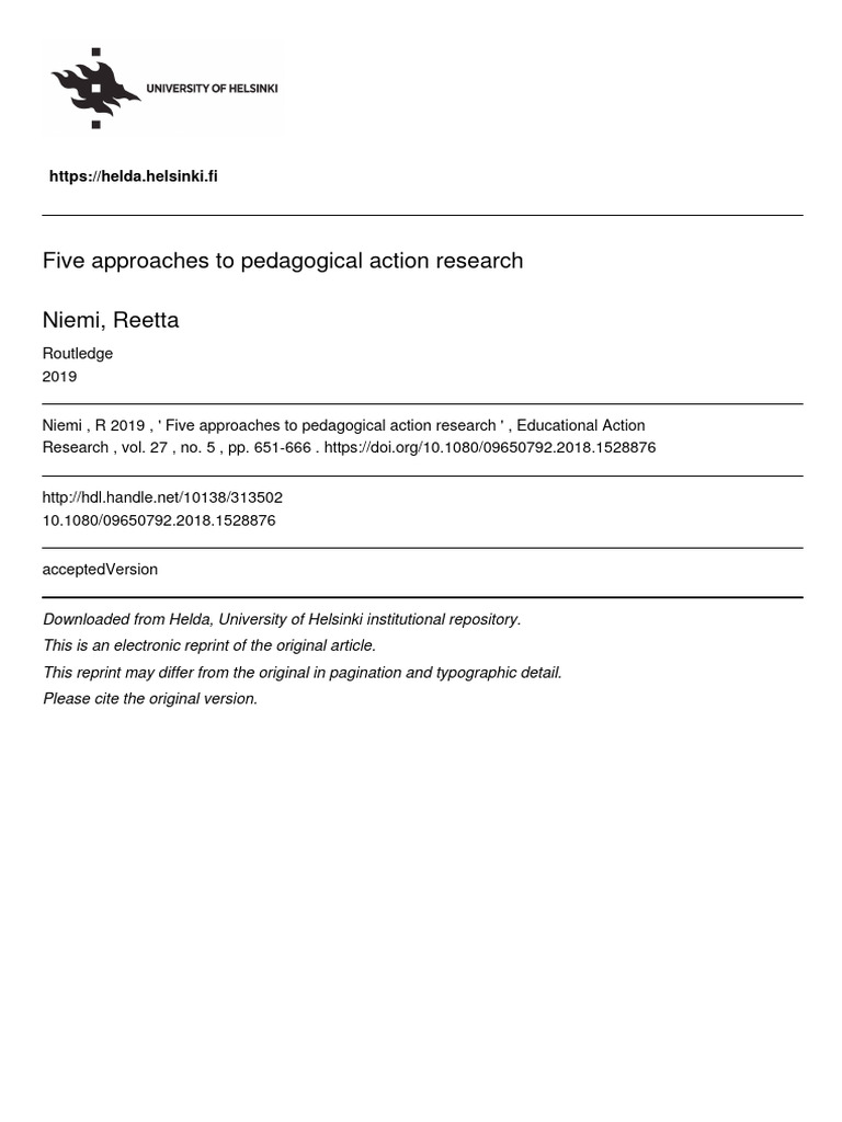 A Revised Paper Not For Review 1 | PDF | Pedagogy | Teachers