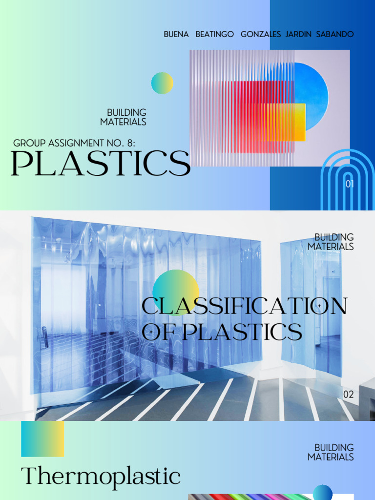 Group Assignment No. 8 Plastics | PDF | Thermoplastic | Epoxy