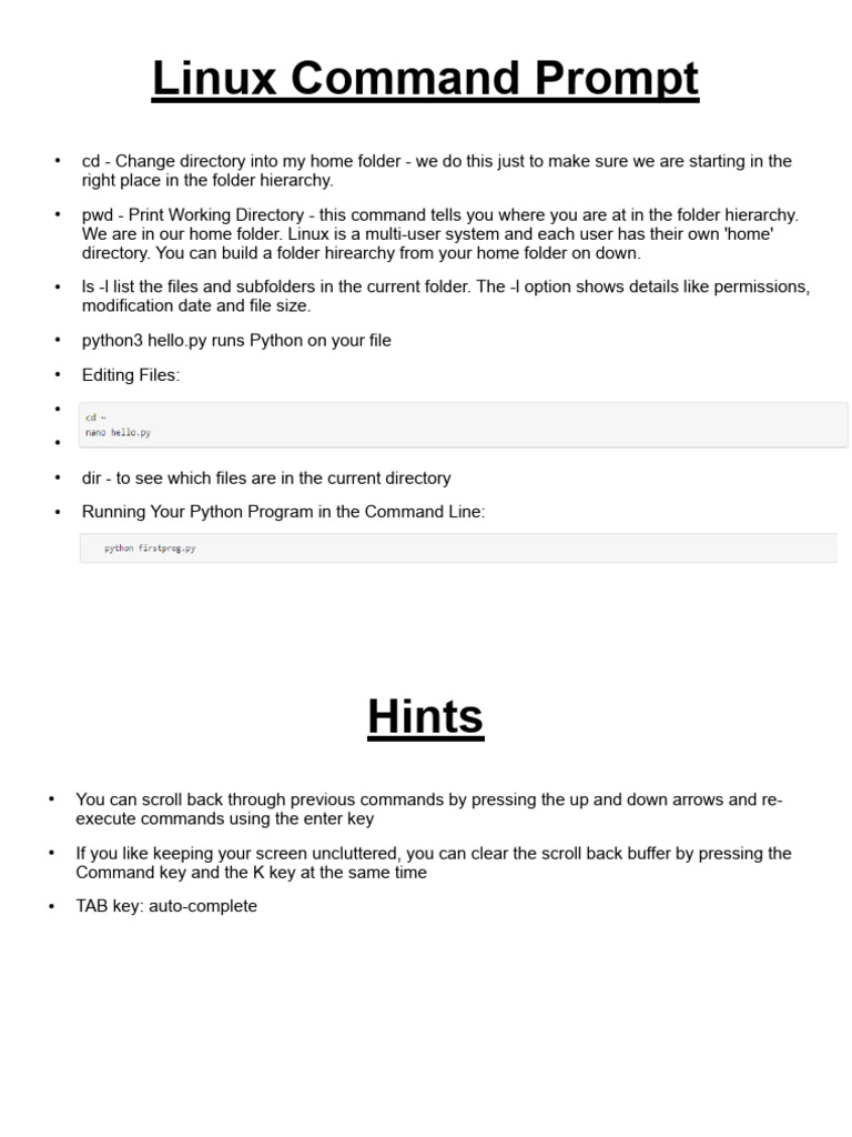 Linux Commands | PDF