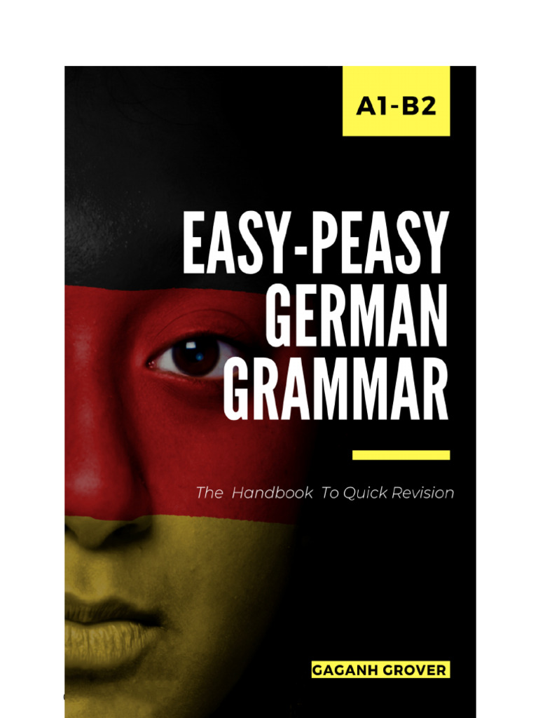 The Handbook - German Grammer A1-B2 | PDF