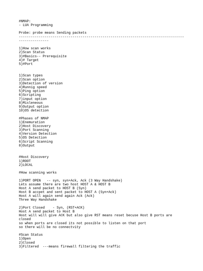 NMAP | PDF | Port (Computer Networking) | Internet Protocol Suite NMAP | PDF | Port (Computer Networking) | Internet Protocol Suite