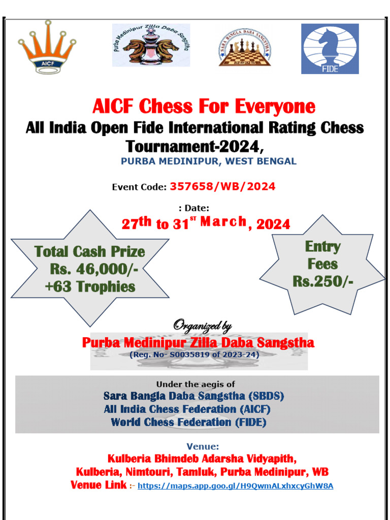 AICF Chess For Everyone 2024-12-1 | PDF | Abstract Strategy Games ...