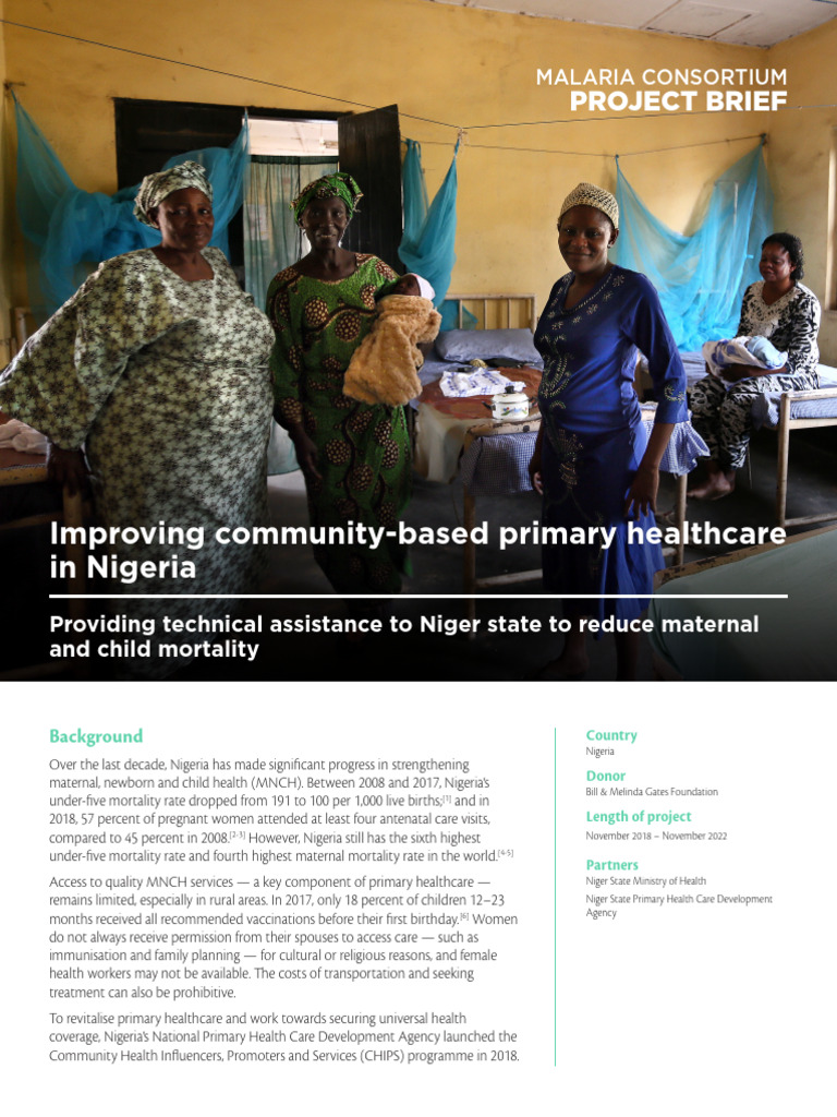 Community Based Primary Healthcare In Nigeria Pdf Child Mortality