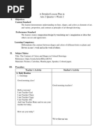 Module 2 - Grade 2 Arts | PDF | Shape | Drawing