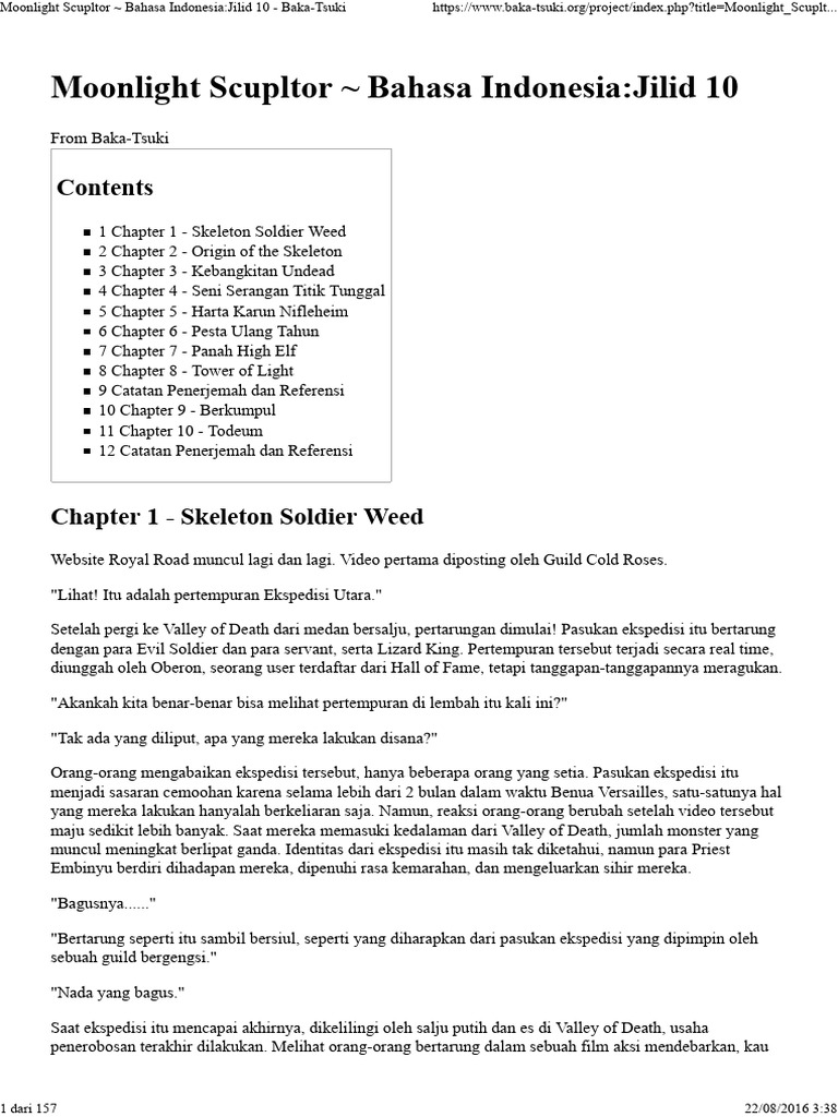 Moonlight Scupltor Jilid 10 - Baka-Tsuki | PDF