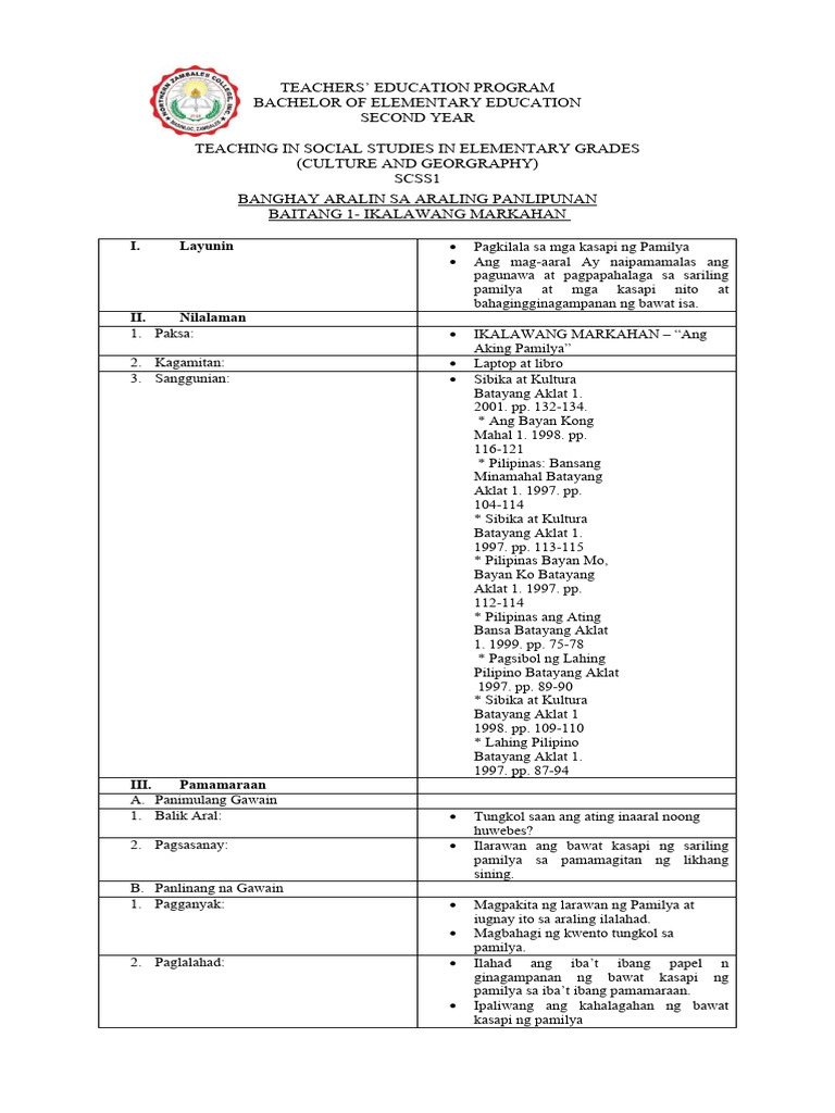 AP Lesson Plan1 | PDF