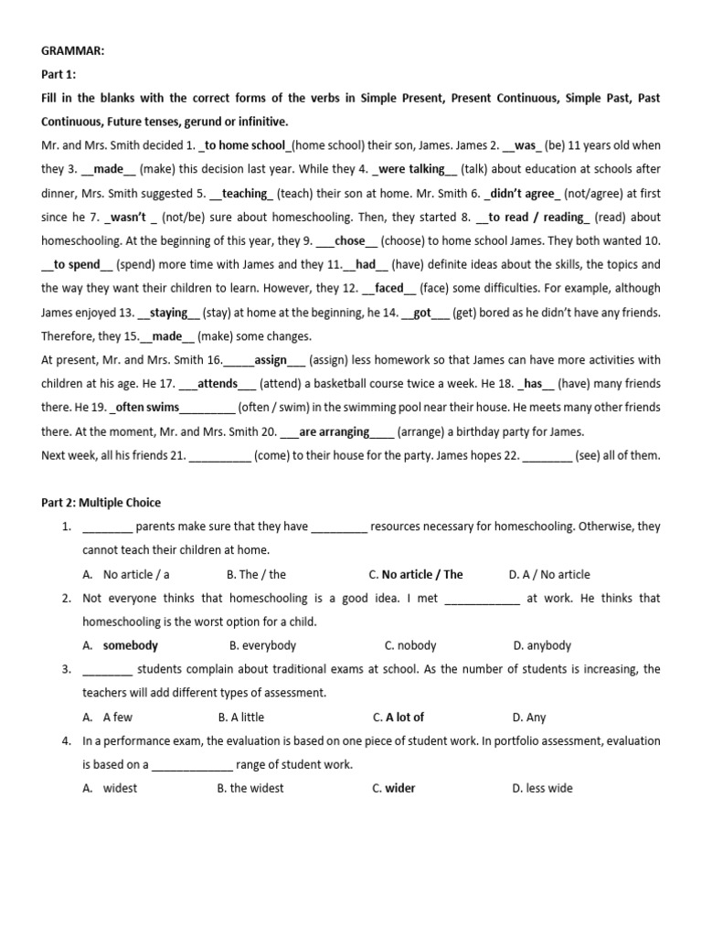 Fall 2023-24 R1 Final Revision Pack - Vocabulary Grammar - Ak | PDF