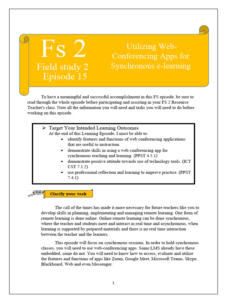 FS2 - Episode 15 | PDF