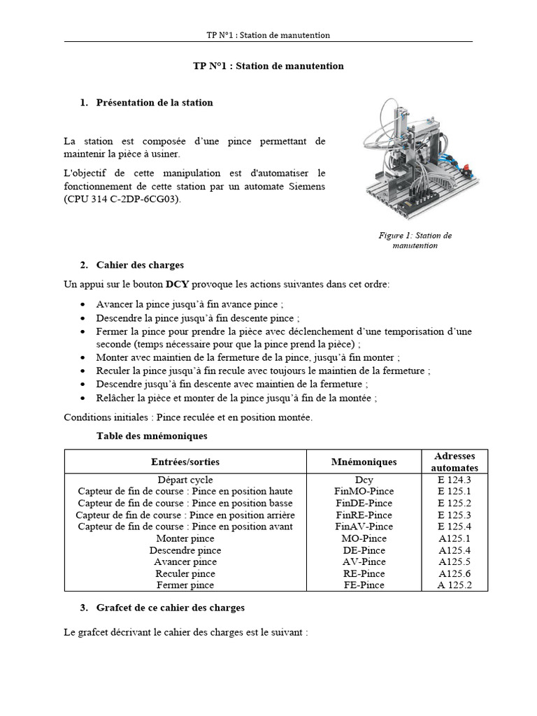 TP Automatismes 2022-23 | PDF