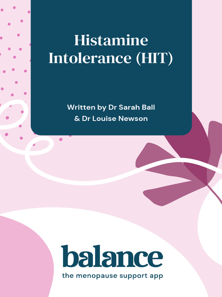 Histamine Intolerance | PDF | Allergy | Hormone Replacement Therapy