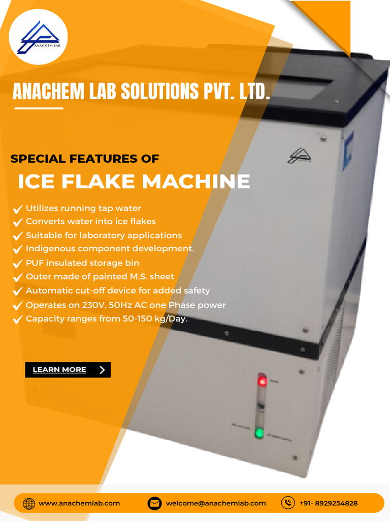 Ice Flake Machine | PDF