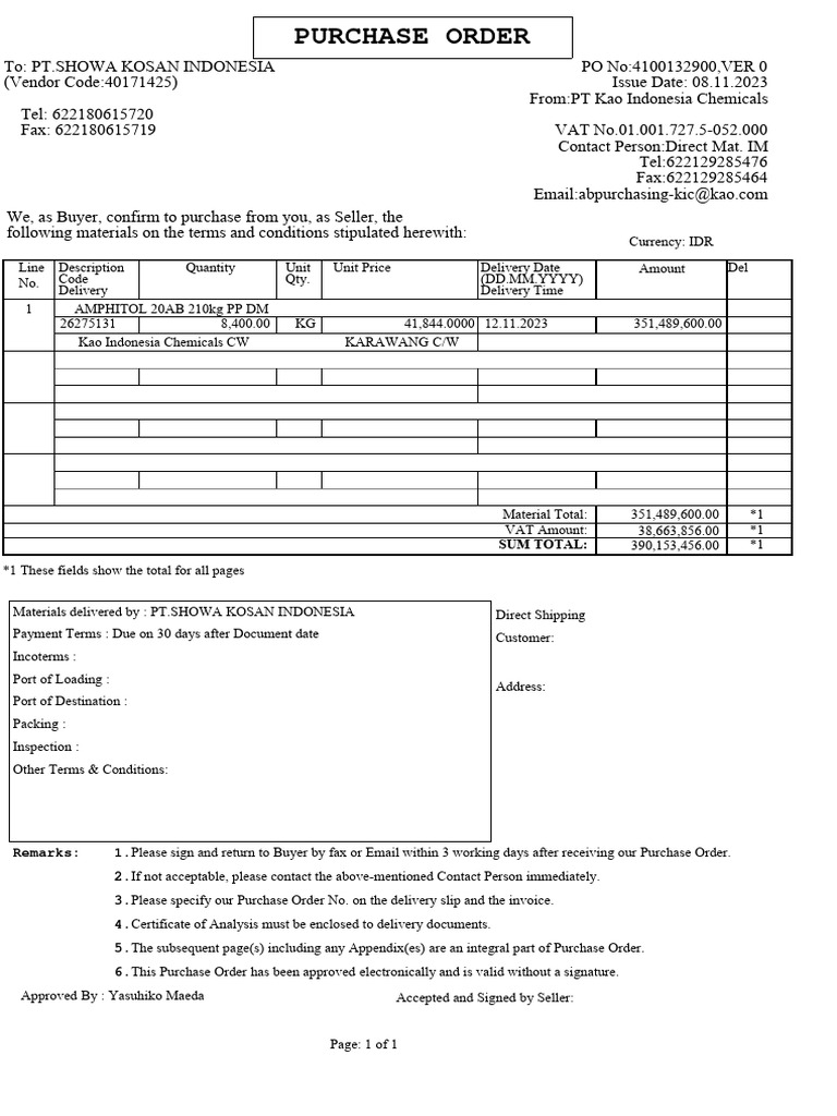 Signed | PDF | Supply Chain Management | Service Industries