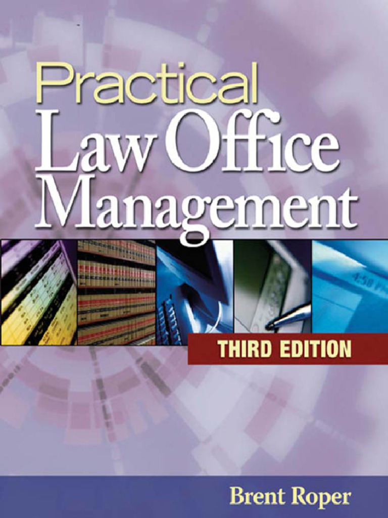 Practical Law Office Management Third Edition West Legal Studies ...