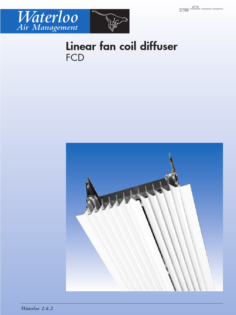 Linear FCU Diffusers-Waterloo - Co.uk-2 - 6 - 2 | PDF | Duct (Flow ...