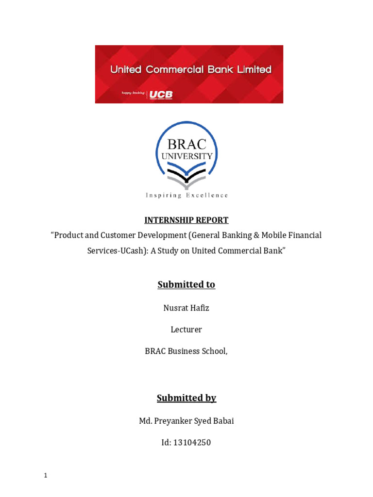 Product and Customer Development (General Banking & Mobile Financial ...