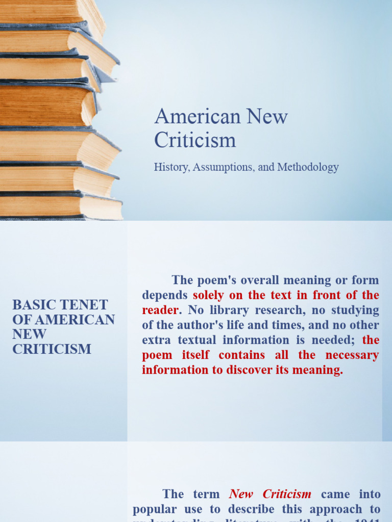 American New Criticism | Download Free PDF | Cognition